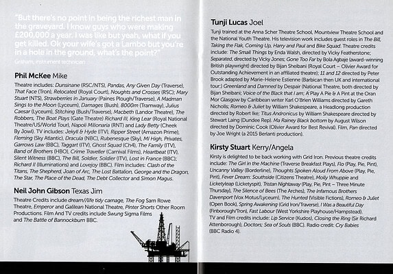 Crude - Grid Iron Theatre Company